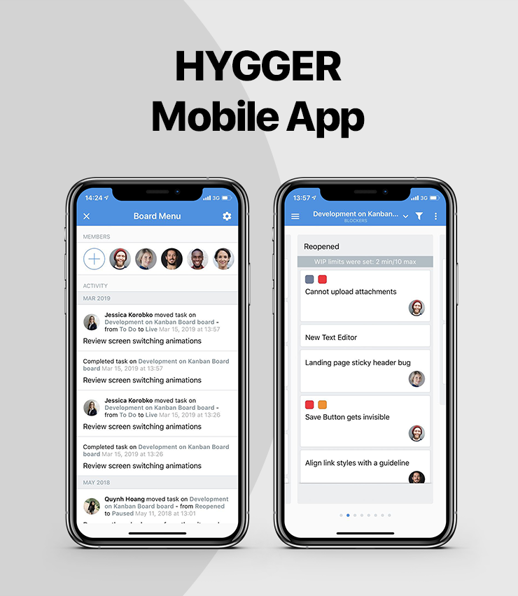 Hygger - Project Management Mobile Apps - Cuspy Software